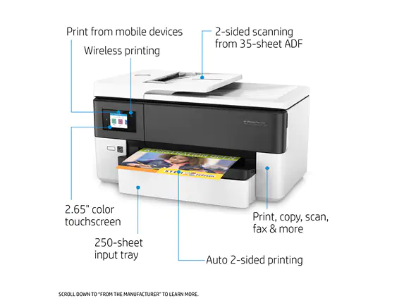 HP OfficeJet Pro 7720 Wide Format All-in-One Printer